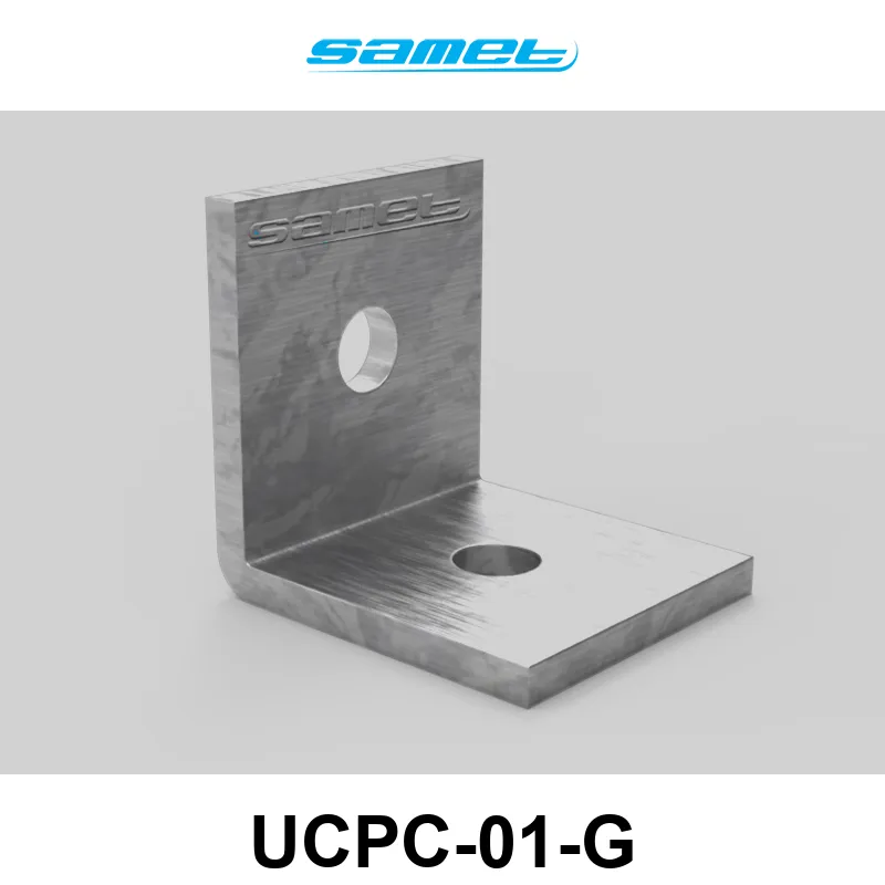UNION PLANA a 90° P/PERFIL PC-01 GALVANIZADA – Electricidad del Sur